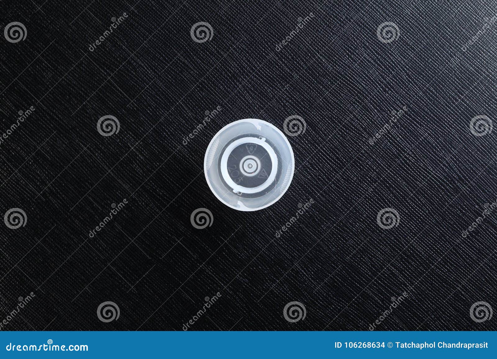 The White Color Plastic Lid Scene. Stock Photo - Image of protection ...