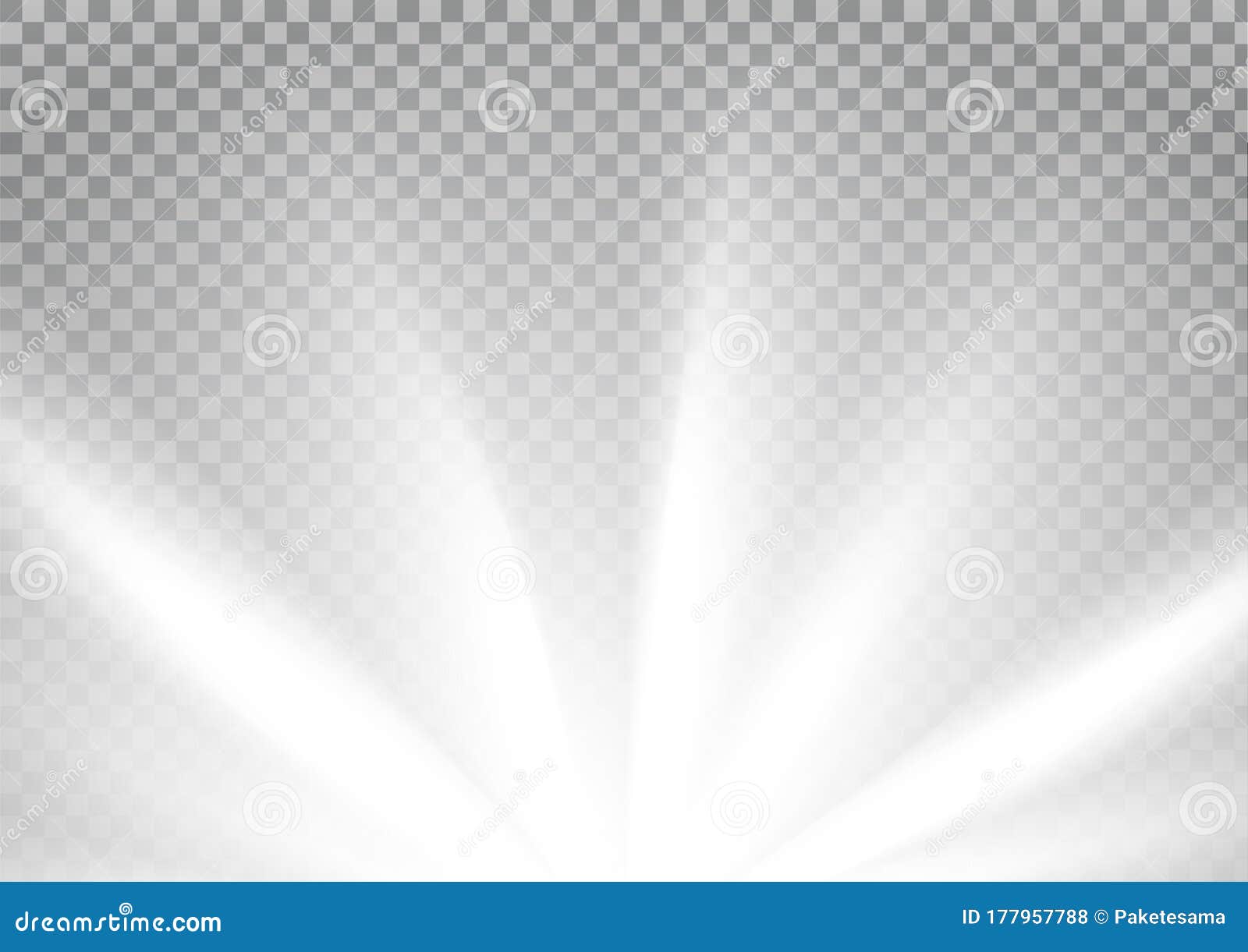 White Colored Rays with Color Spectrum Flare Stock Vector ...