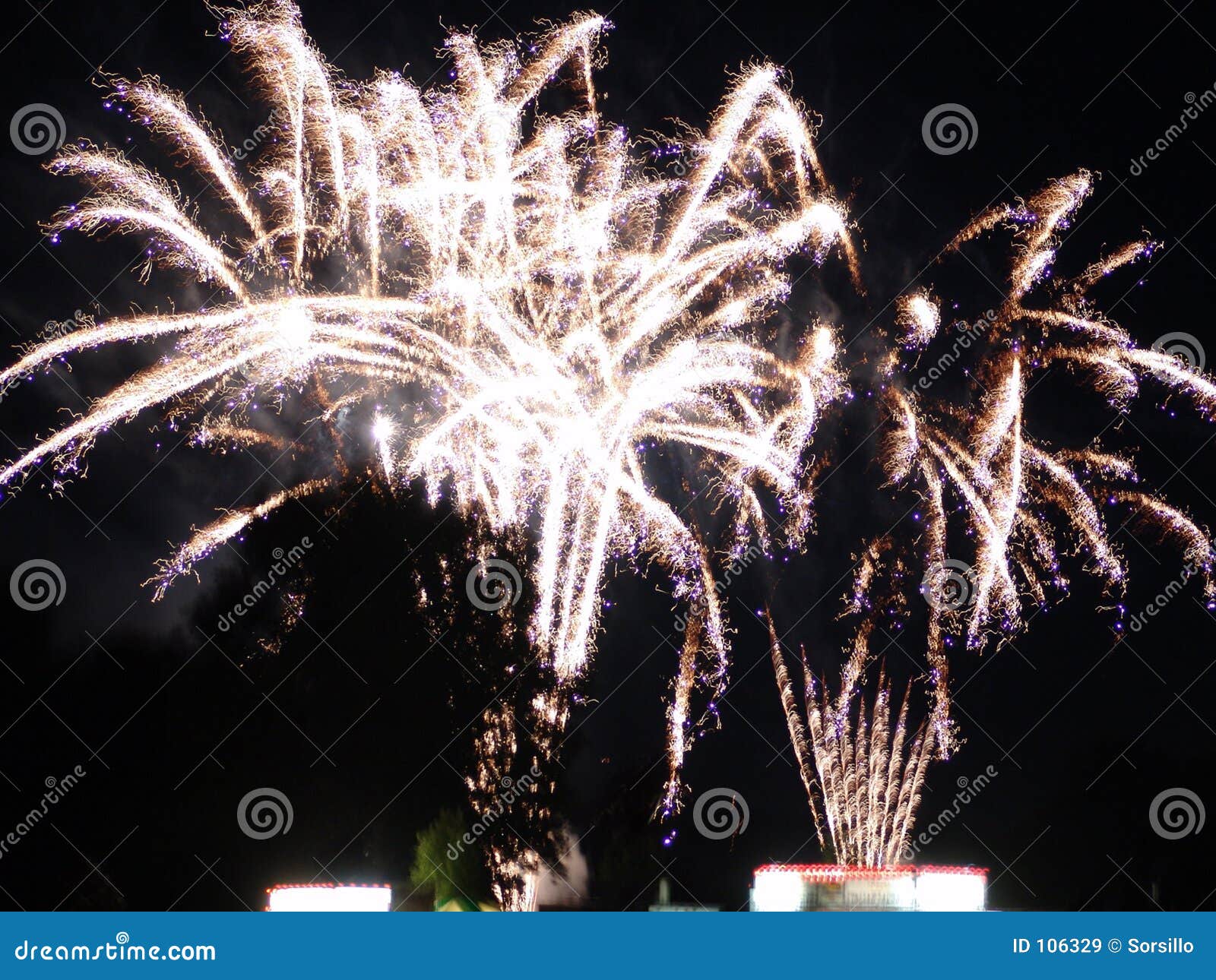 White colorful fireworks stock image. Image of fireworks - 106329