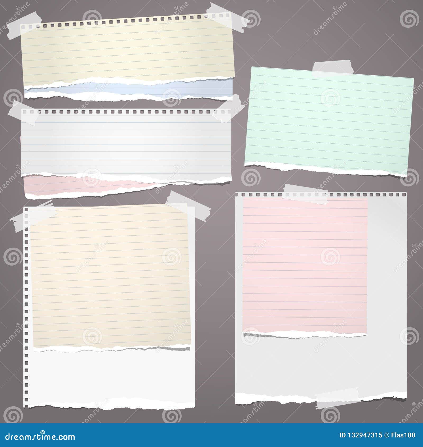 Ripped Notebook Paper Vector Page 4 | Ripped Notebook Paper Vectors