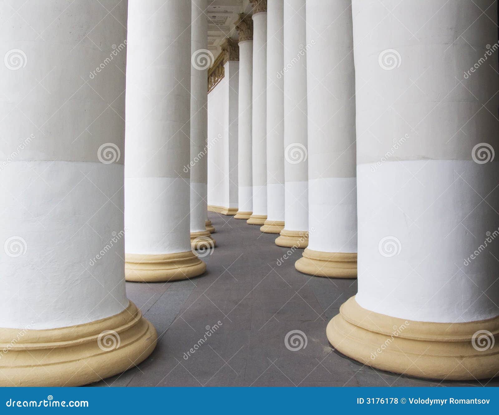 White columns stock photo. Image of white, kiev, building - 3176178