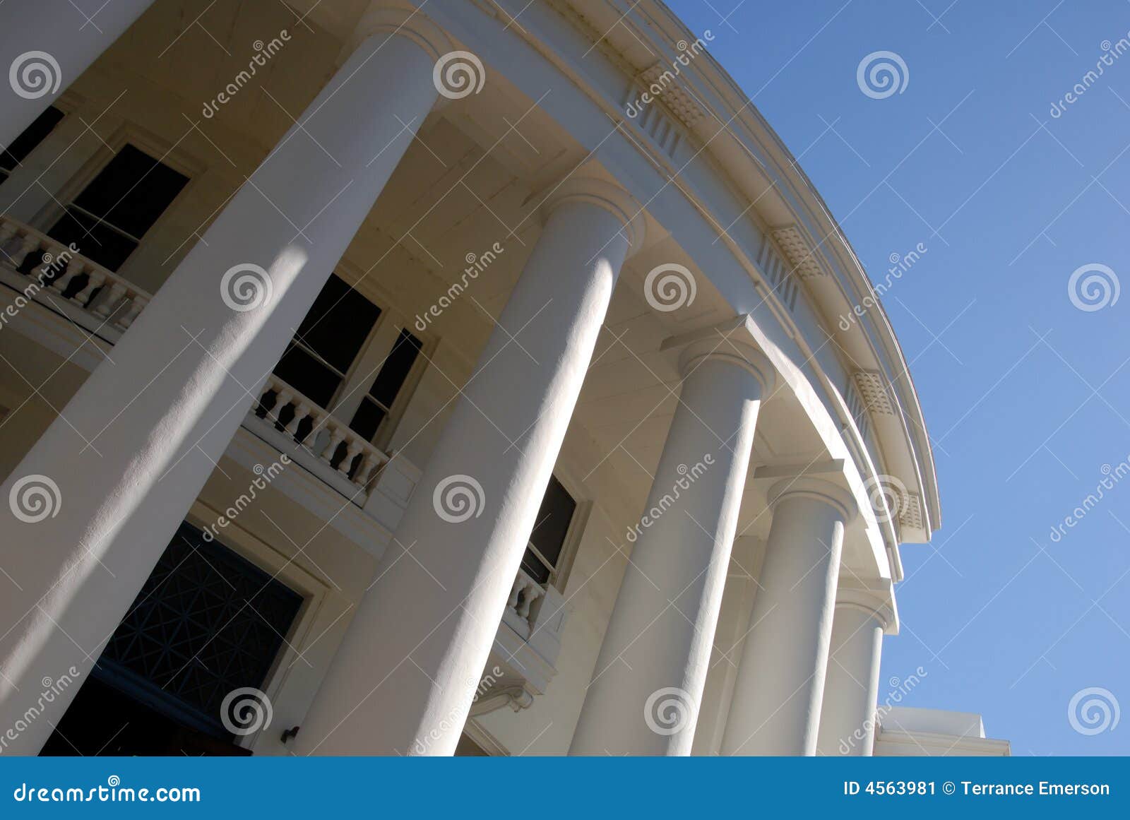 White Columns stock image. Image of architecture, colonial - 4563981