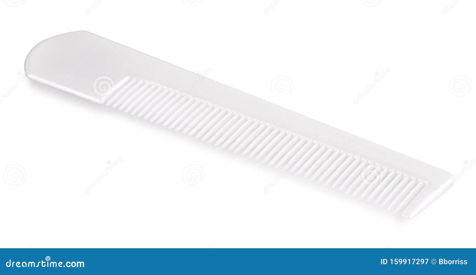 White Comb Isolated on White Background Stock Image - Image of path ...