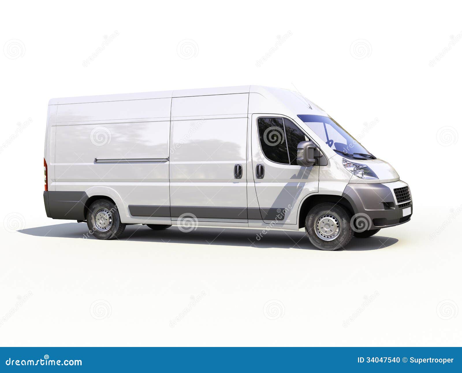 White Commercial Long Haul Freight Big Rig Semi Truck Transporting ...