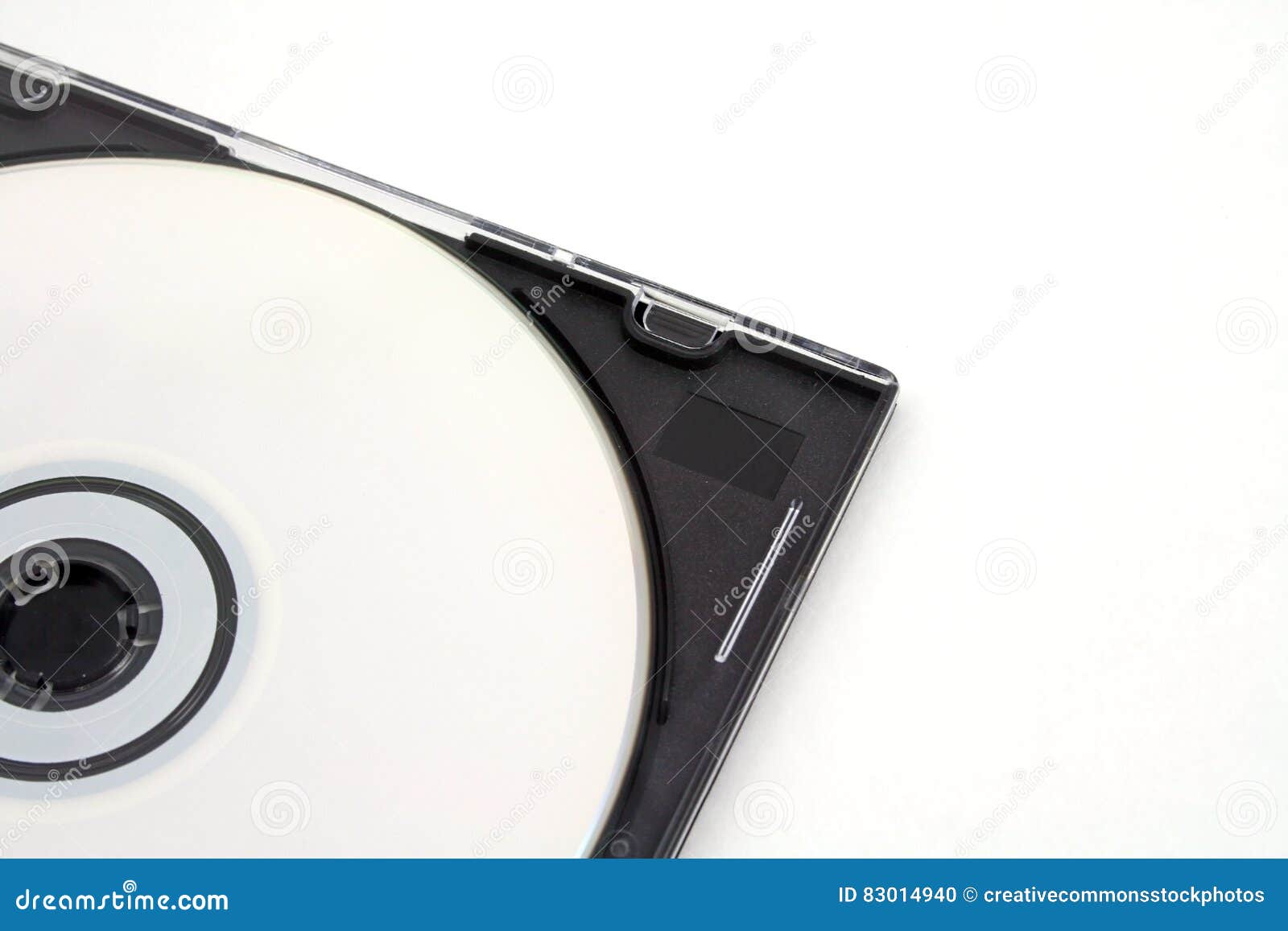 White Compact Disc Picture. Image: 83014940