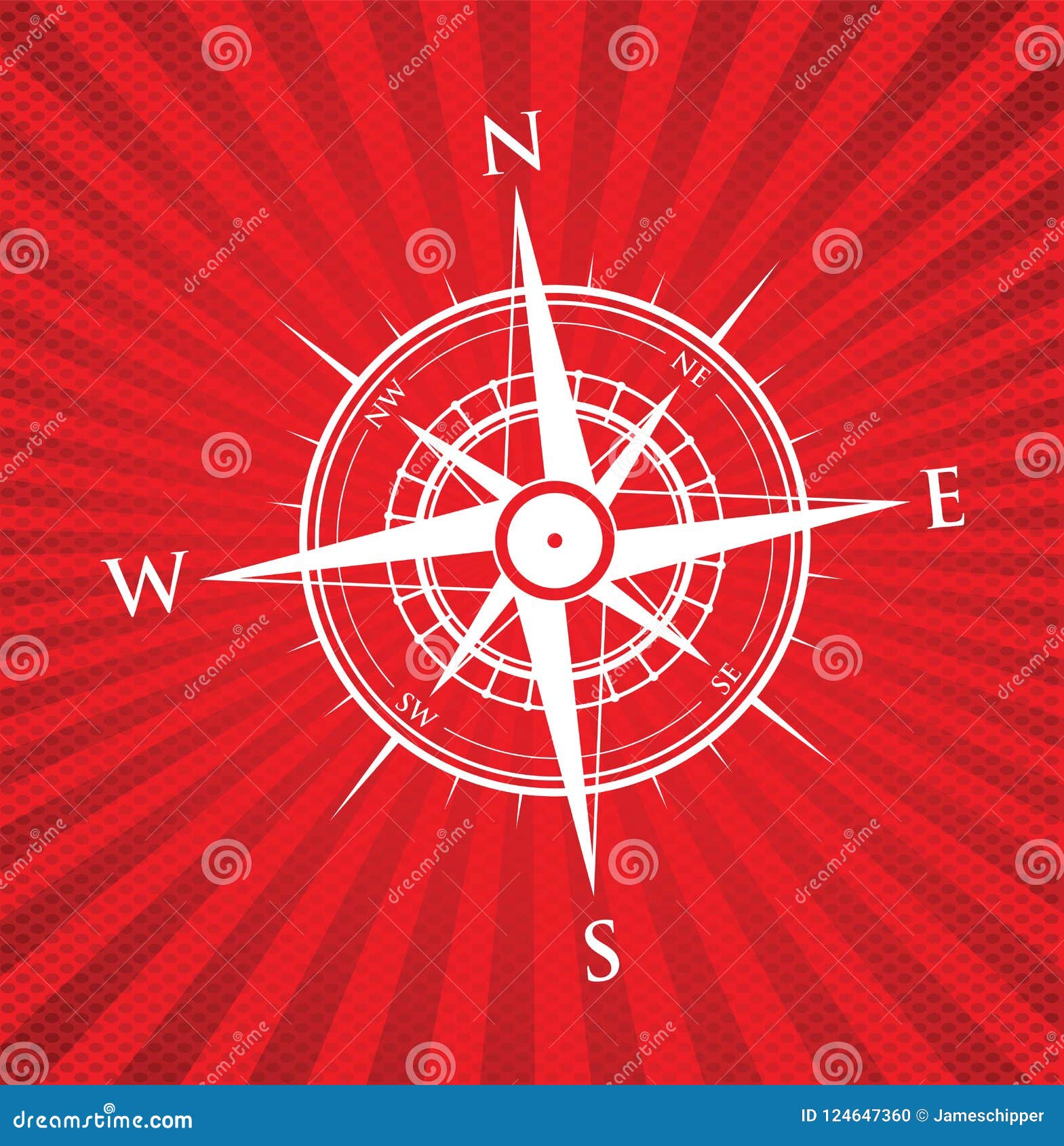 White compass background stock vector. Illustration of navigation ...