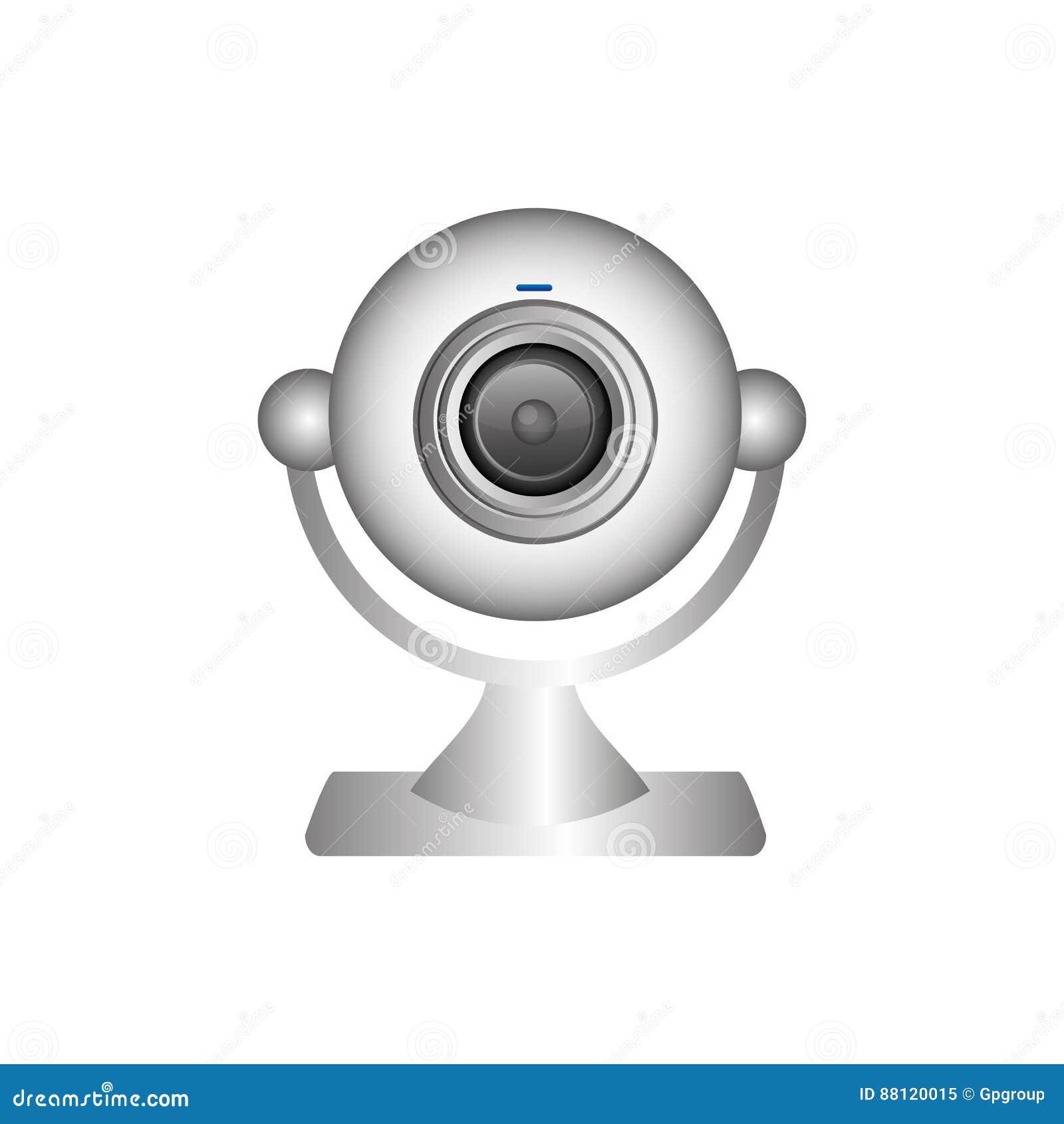 White computer camera icon stock illustration. Illustration of optical ...