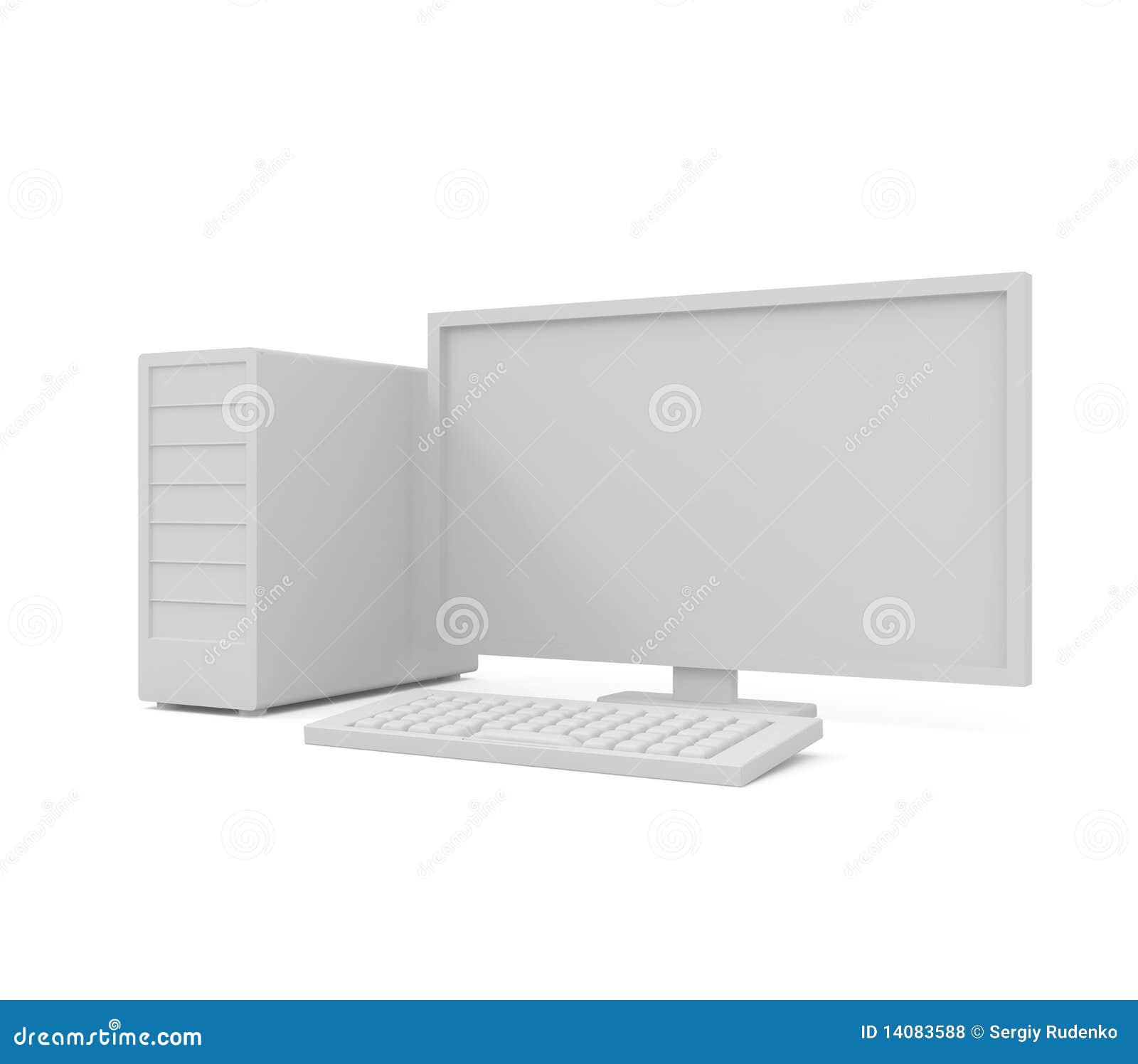 White Computer Server stock illustration. Illustration of crystal ...