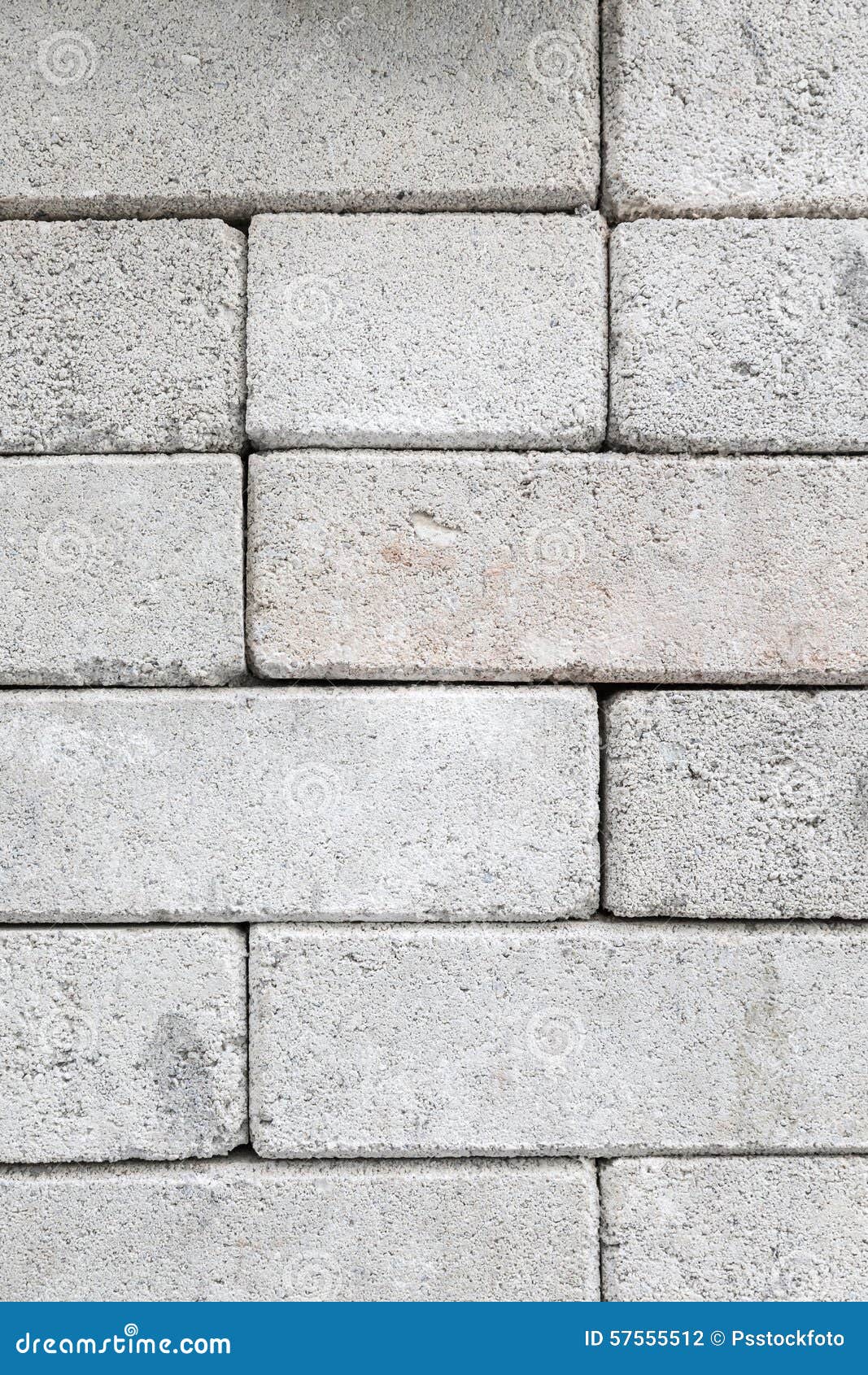 White Concrete Block Wall Background Stock Photo - Image of rough ...