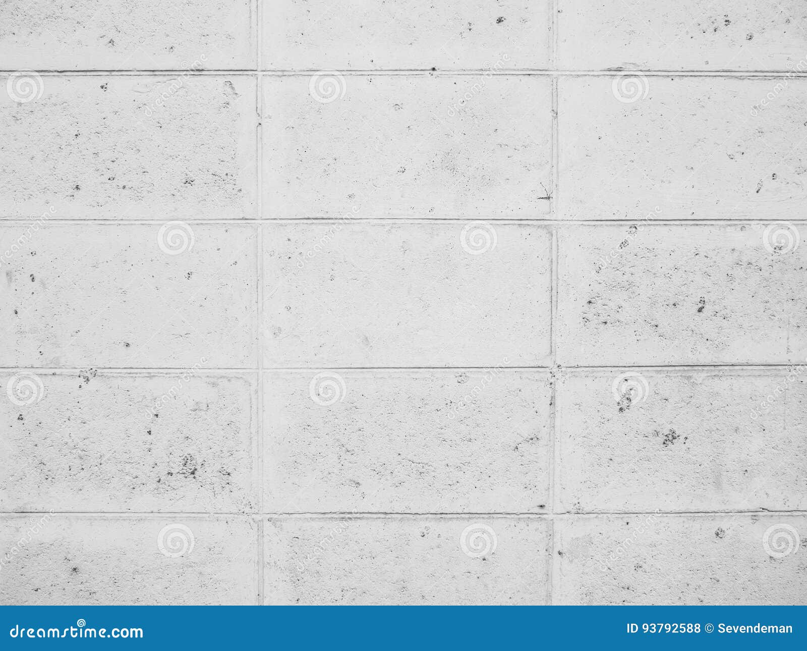 White concrete block wall. stock photo. Image of grunge - 93792588
