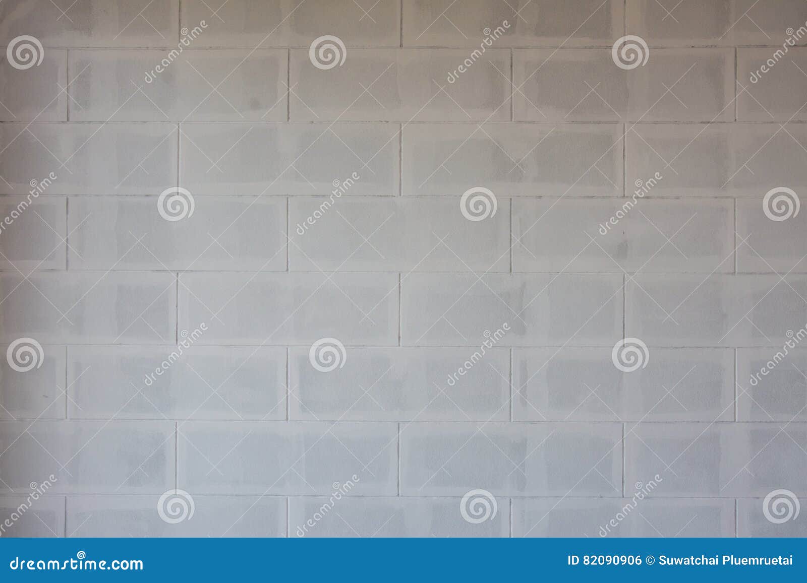 White Concrete block Wall stock photo. Image of brick - 82090906