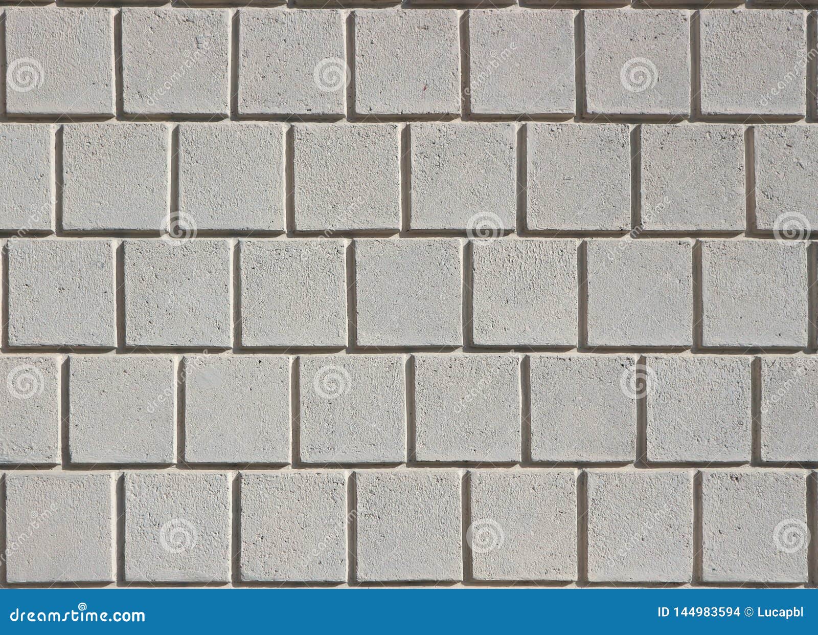 White Concrete Square Blocks Wall. Background for Copy Space, Close Up ...