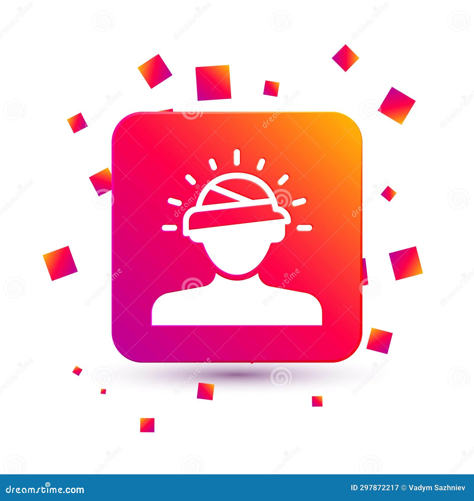 Concussion Vector Illustration. Labeled Educational Post Head Trauma ...