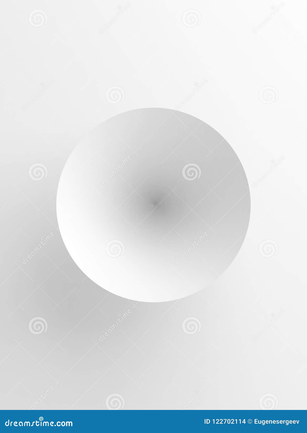 White Cone. Abstract Geometric Shape 3d Stock Illustration ...