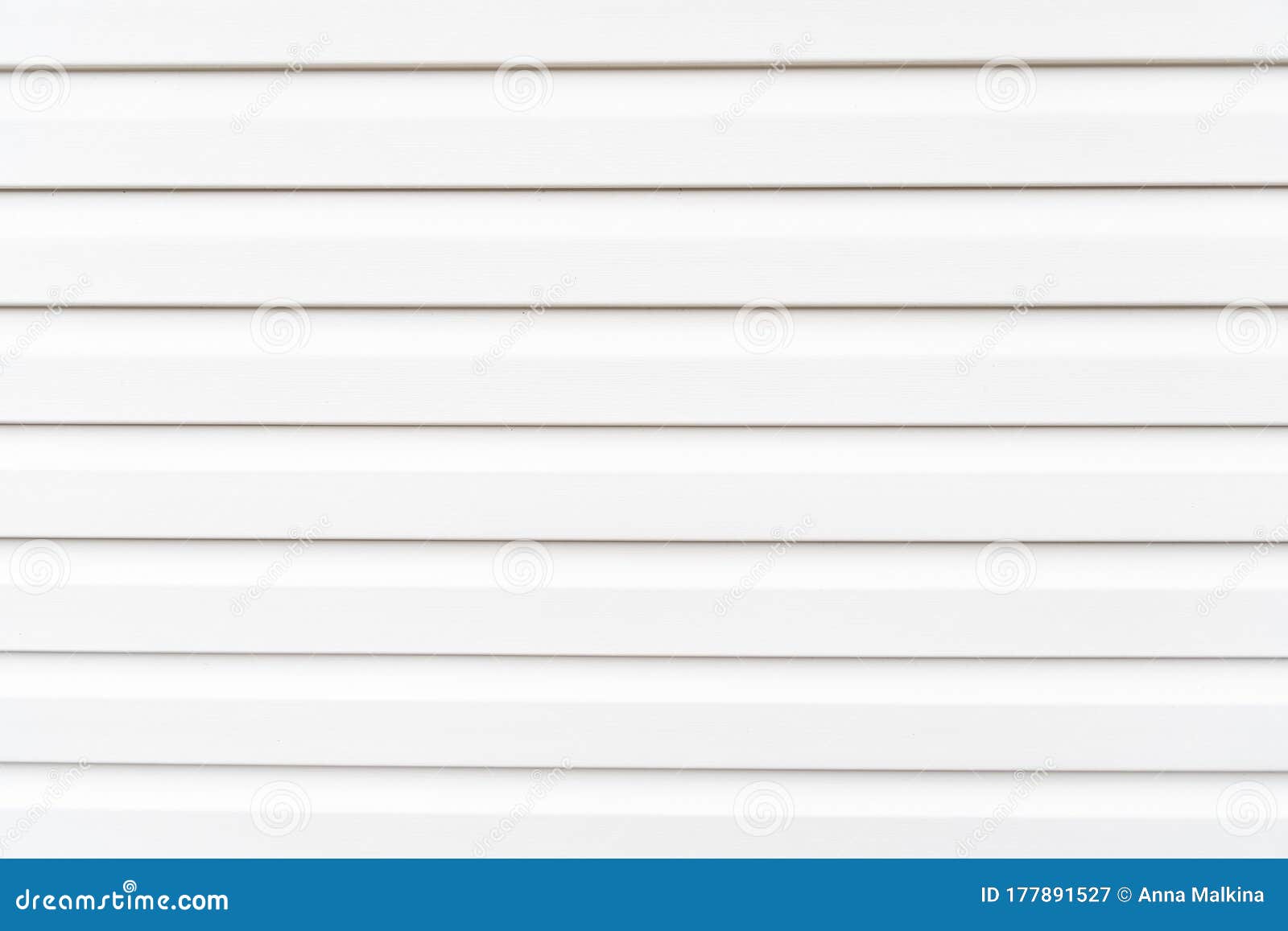 White Construction Vinyl Siding Panels. House Covered With Plastic ...