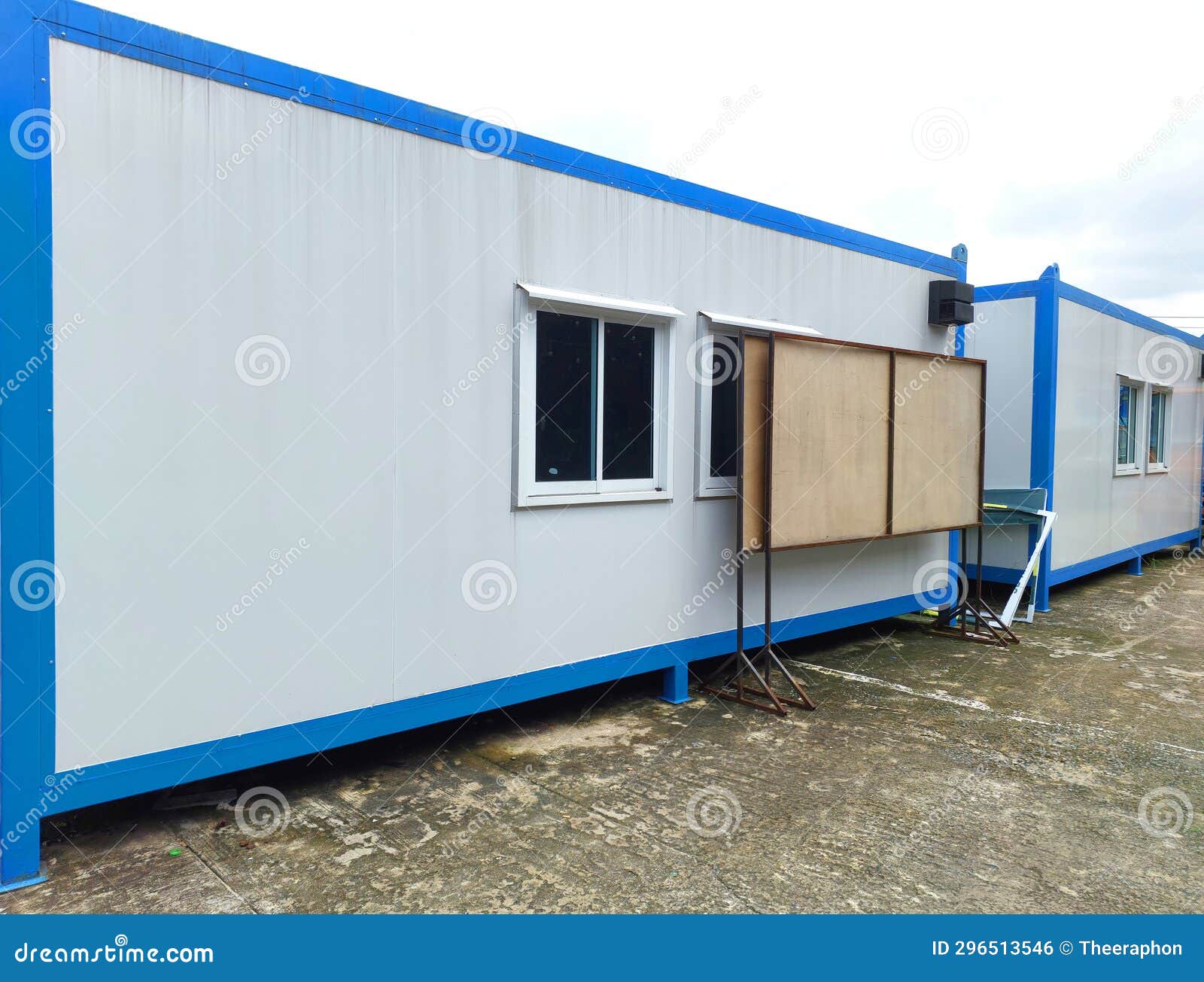 White Container for Use at Work Stock Photo - Image of container ...