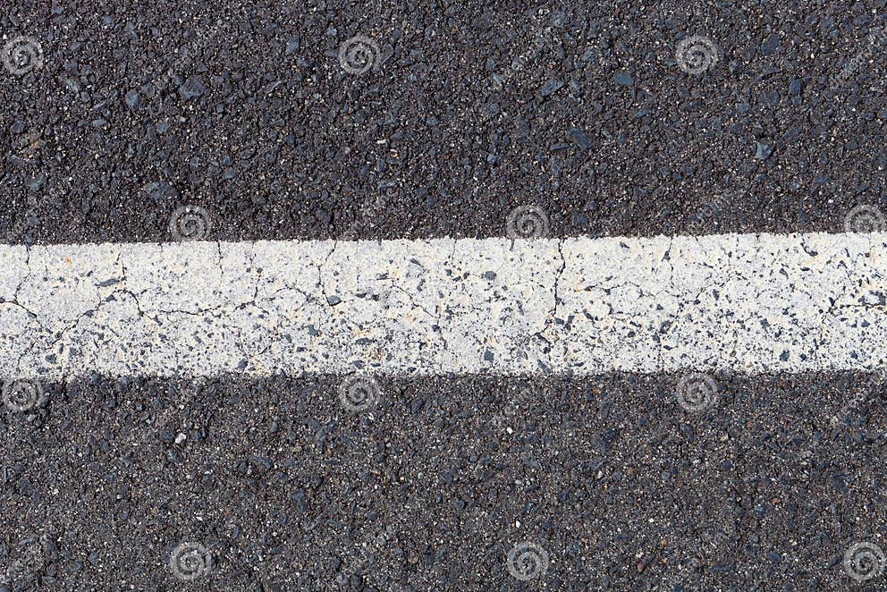 White Continuous Line on a Grey Road Stock Photo - Image of auto, speed ...