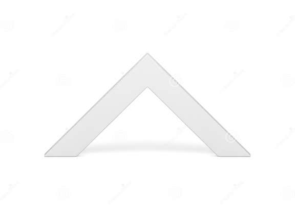 White Corner Triangle Arch Abstract 3d Element Basic Foundation Two ...