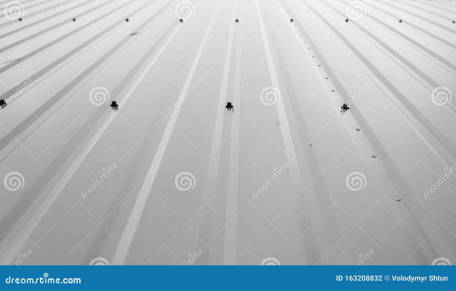 White Corrugated Metal Sheet Texture Surface of the Wall. Galvanize ...