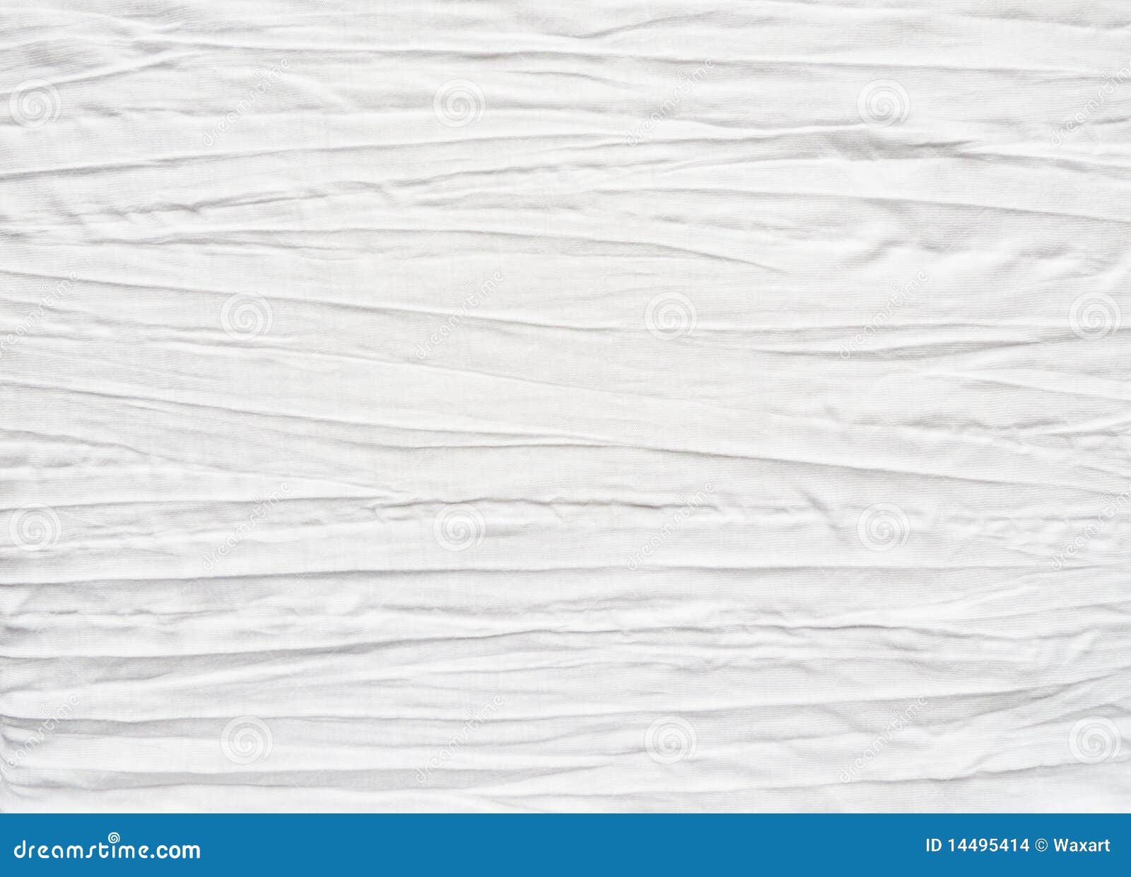 White Cotton Fabric with Creased Effect Stock Photo - Image of material ...