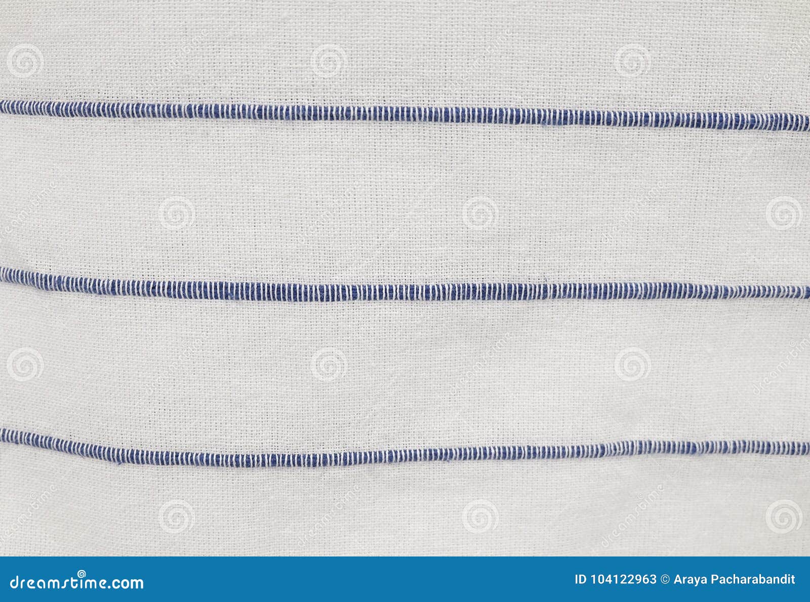 White Cotton Fabric with White Stripes Pattern Background Stock Image ...