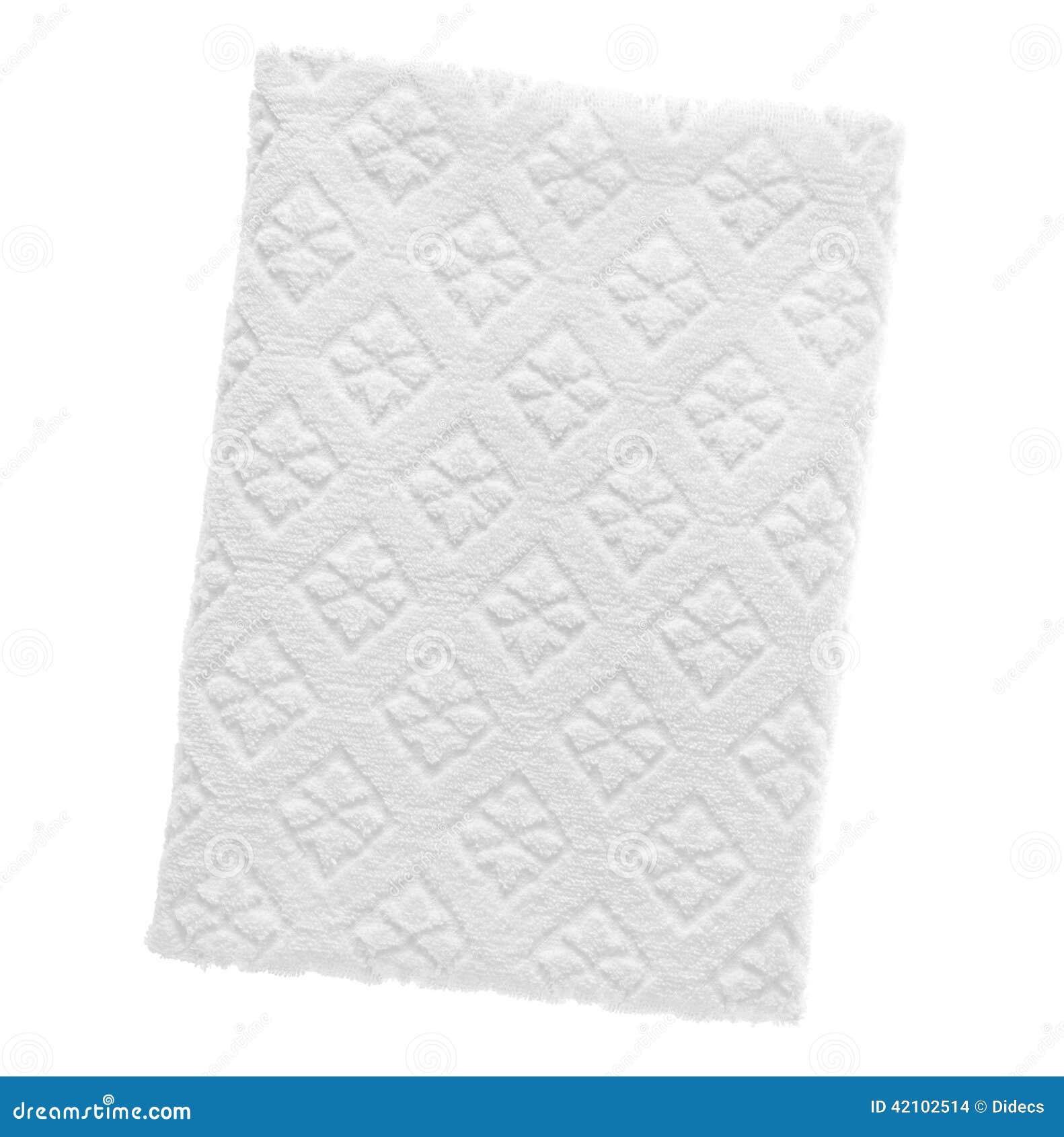 White Cotton Rectangular Towel Stock Photo - Image of fresh, holiday ...
