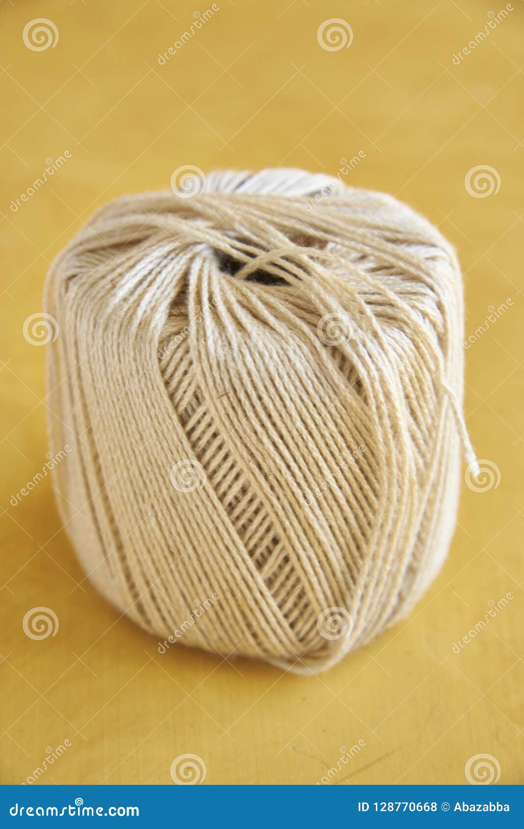 White cotton string ball stock photo. Image of orange - 128770668