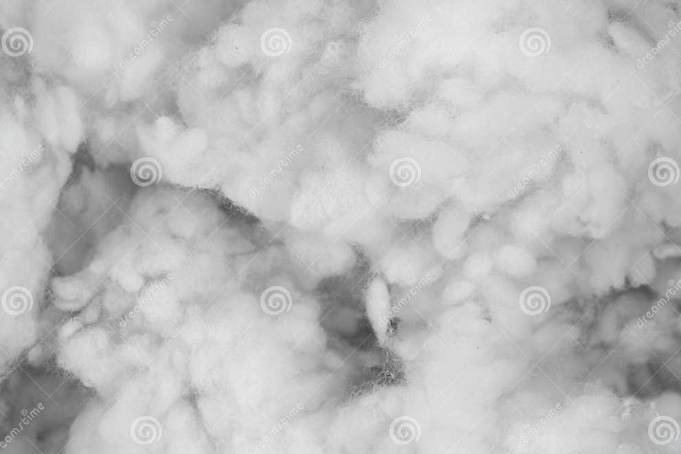 White Cotton Wadding Texture Background Stock Photo - Image of detail ...