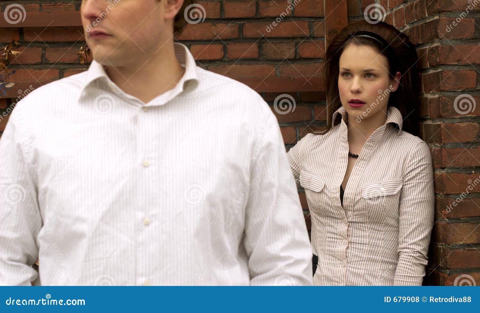 White Couple stock photo. Image of chic, girl, brunette - 679908