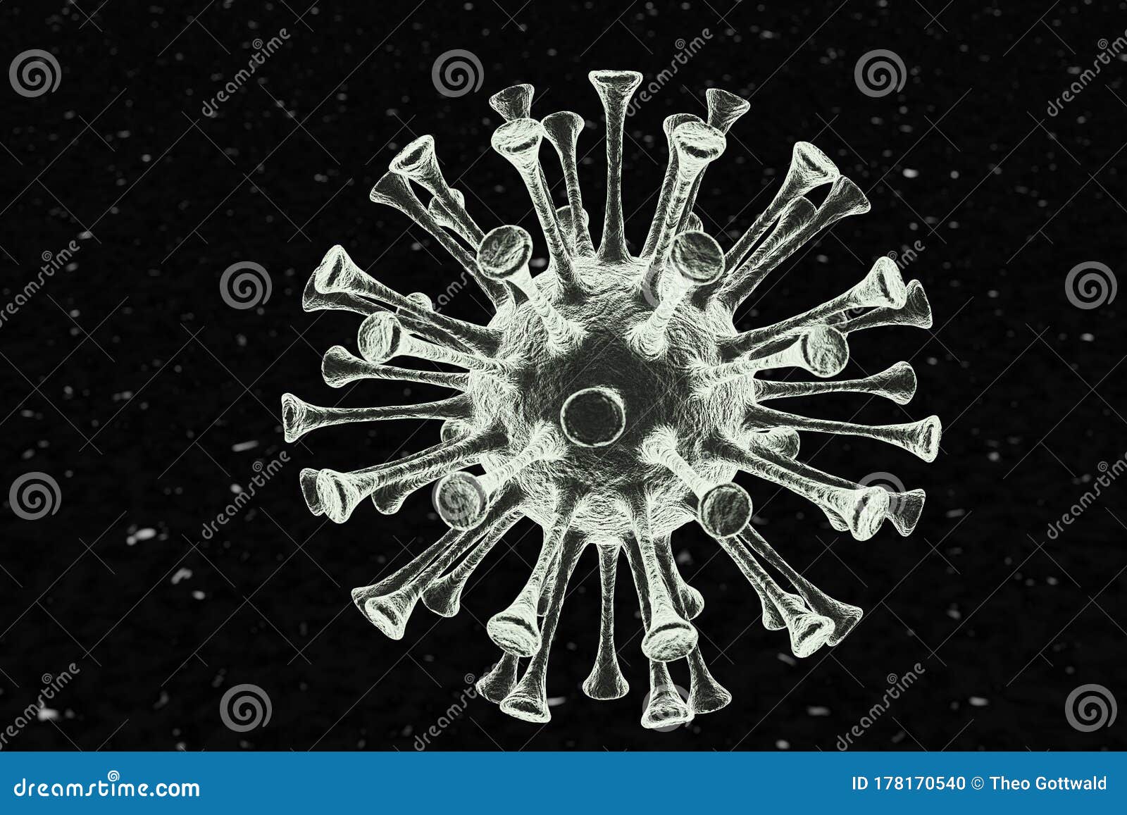 White COVID-19 Virus stock illustration. Illustration of illness ...