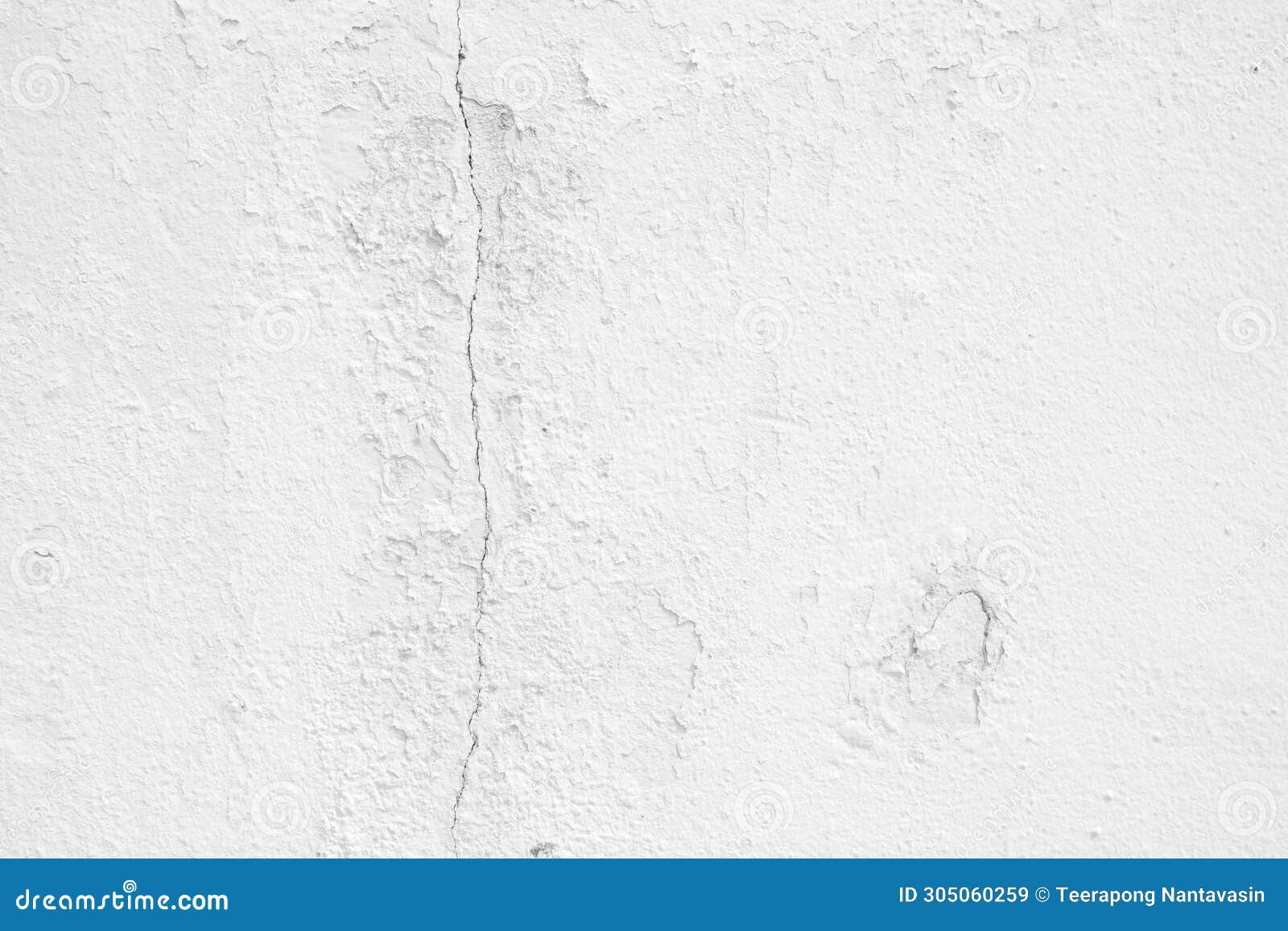 White Crack Concrete Wall Texture for Background. Stock Image - Image ...