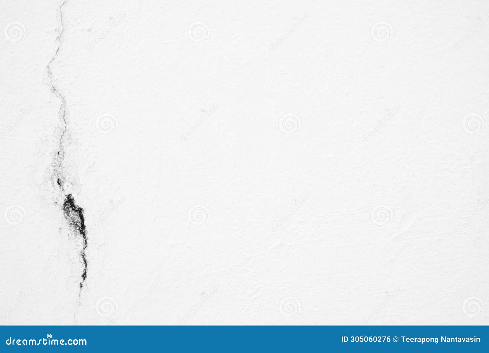 White Crack Concrete Wall Texture for Background. Stock Photo - Image ...