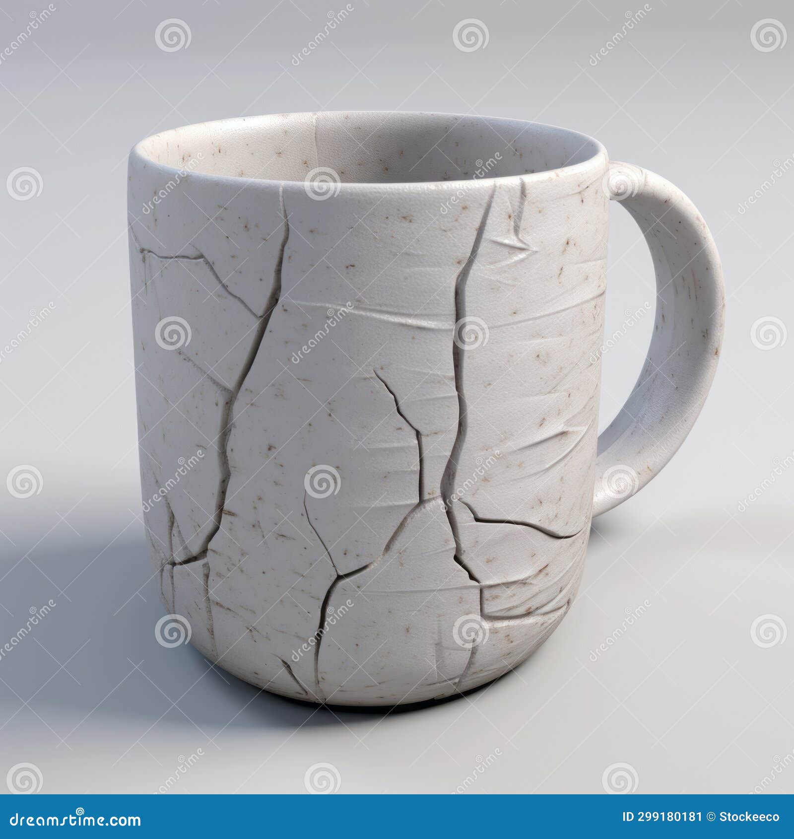 Cracked Cup Realistic Hyperrealism Renderings with Ue5 Stock ...