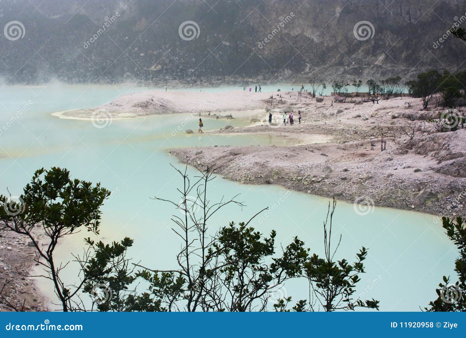 Bandung, Indonesia, April 26, 2021: A View On The Side Of The Highway ...