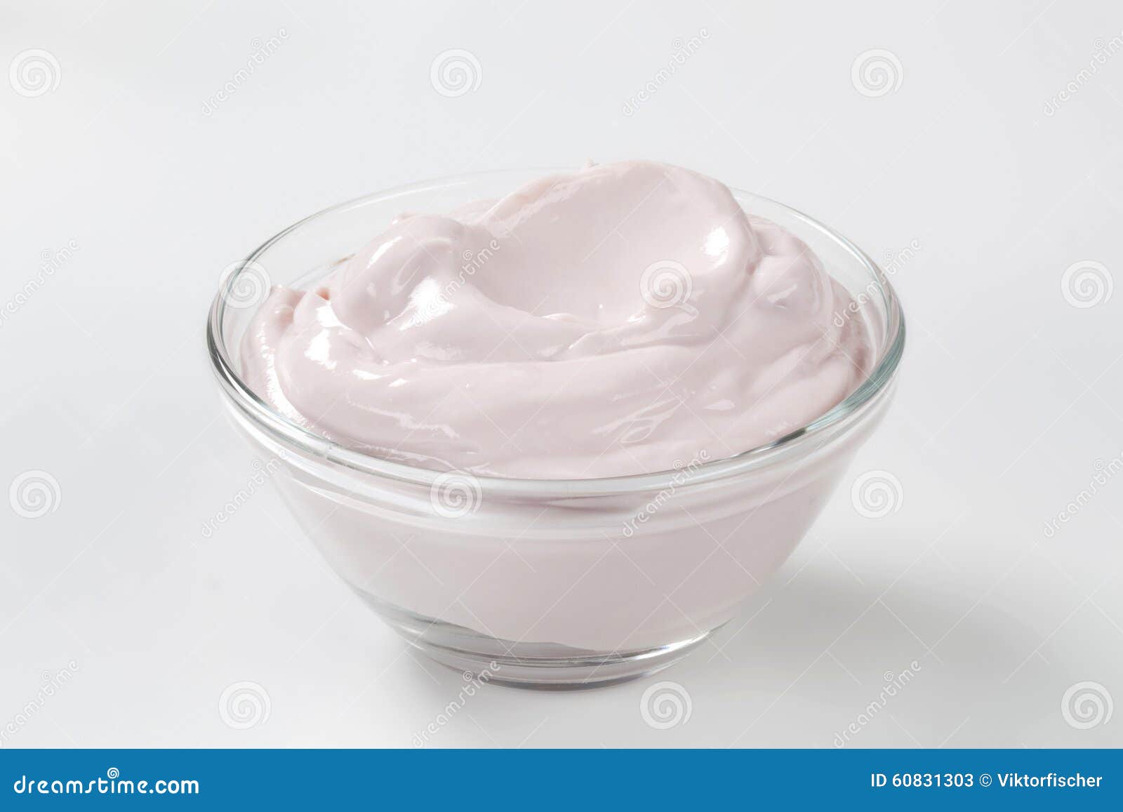 White cream in a bowl stock image. Image of thick, milk - 60831303