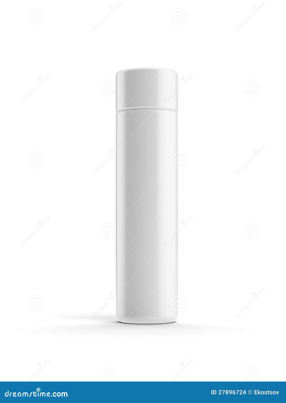 White Cream container stock illustration. Illustration of draw - 27896724