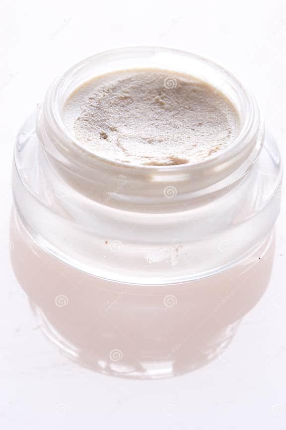 White creamy eye shadow stock photo. Image of macro, cream - 4838720
