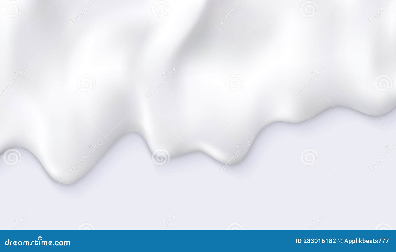 White Creamy Milk Drips Abstract Background Stock Vector - Illustration ...
