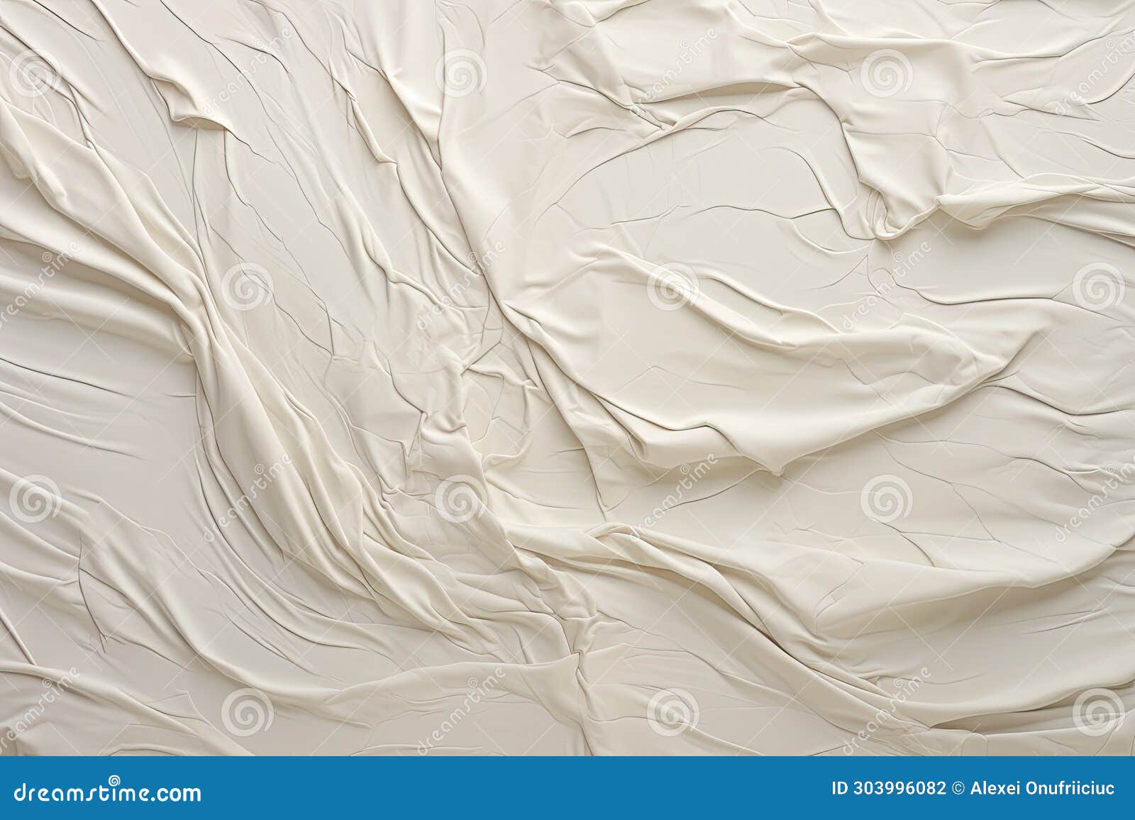 White Creany With Beautiful Smooth Wrinkle Texture Stock Illustration ...
