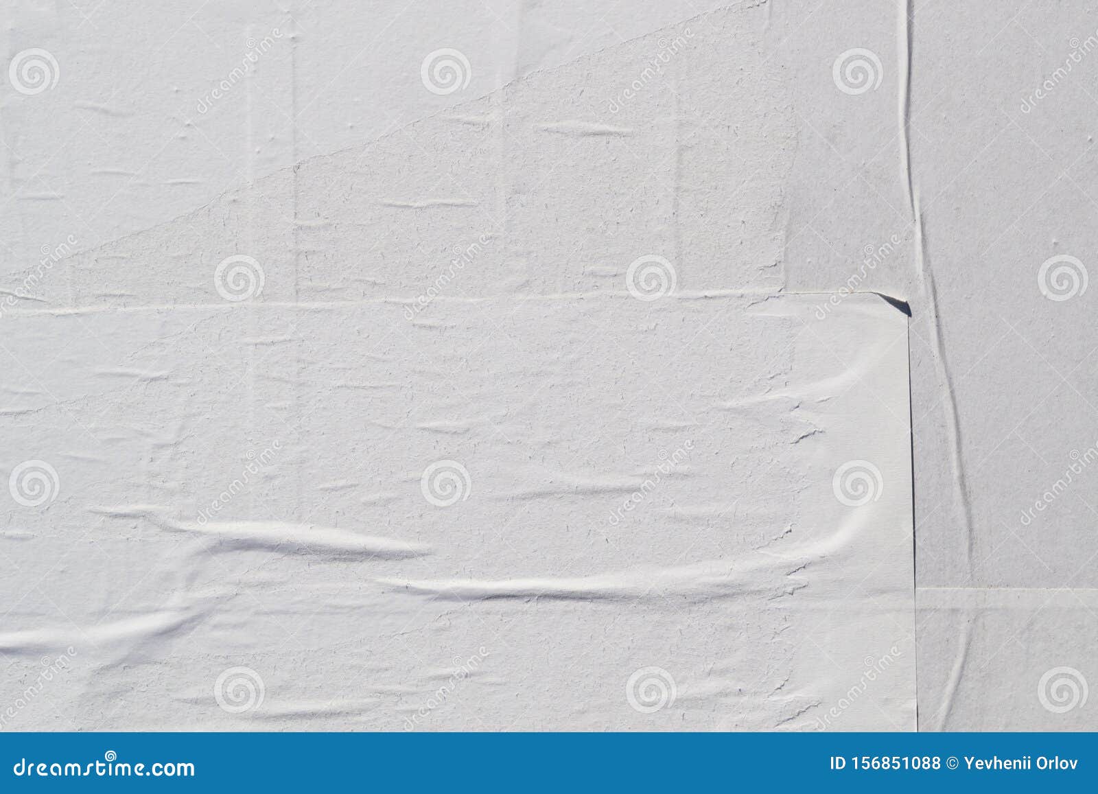 White Creased Crumpled Paper Texture Background Stock Photo ...