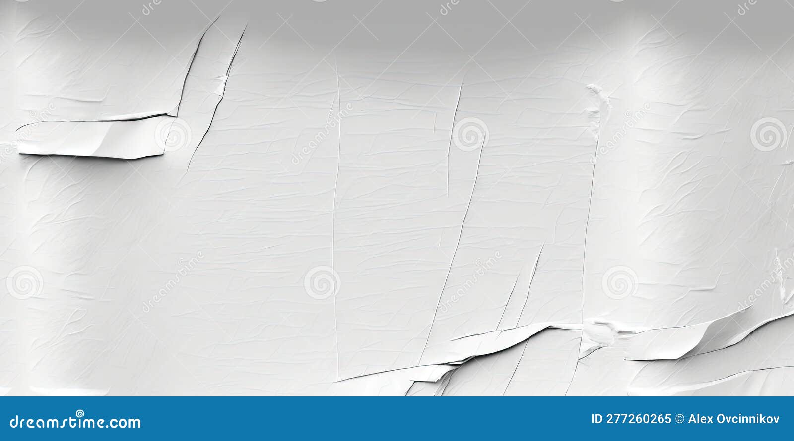 White Creased Poster Texture for Creative Designs. Stock Illustration ...