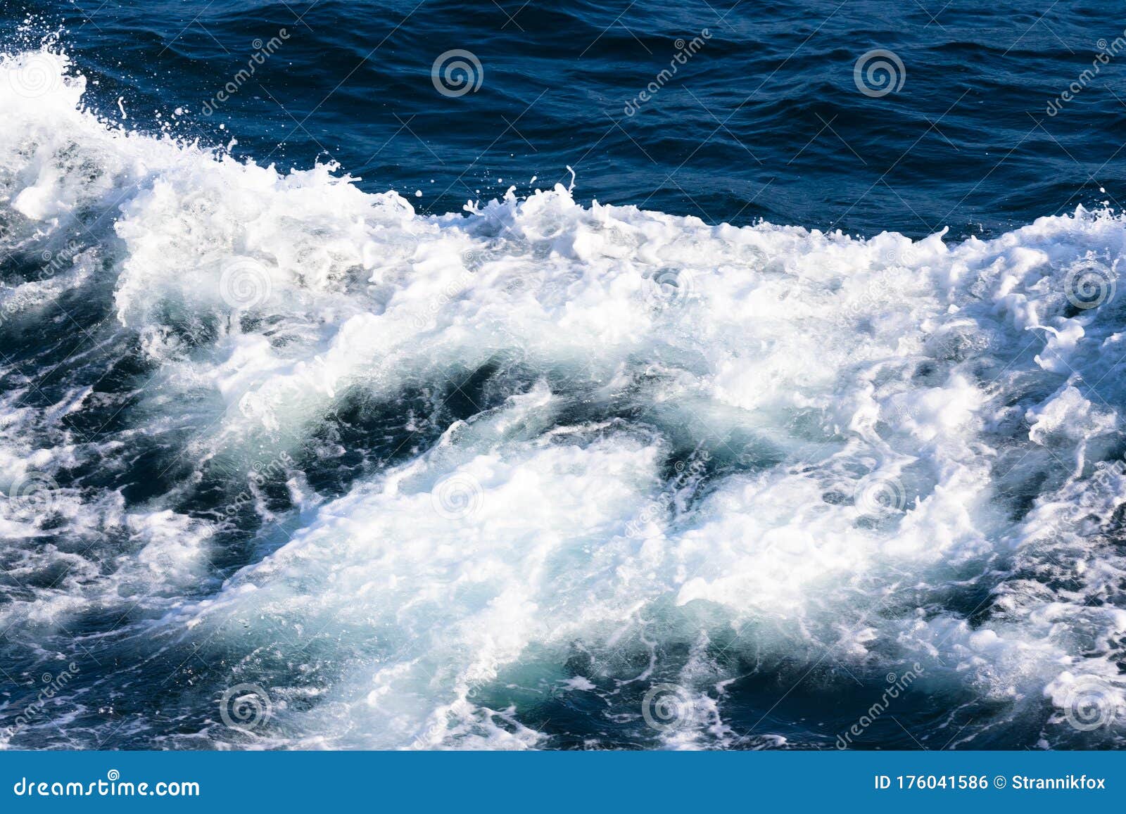 White Crest of a Sea Wave. Selective Focus Stock Photo - Image of ...