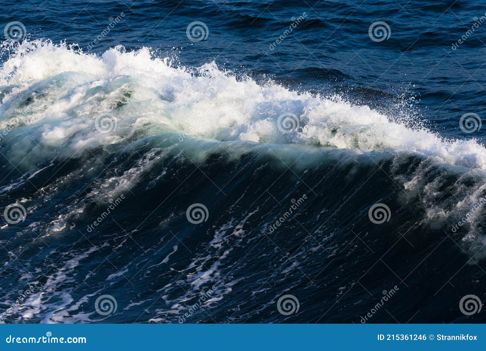 White Crest of a Sea Wave. Selective Focus Stock Photo - Image of heavy ...