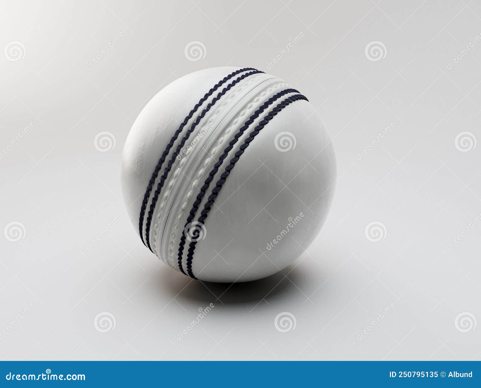 White Cricket Ball stock illustration. Illustration of sport - 250795135