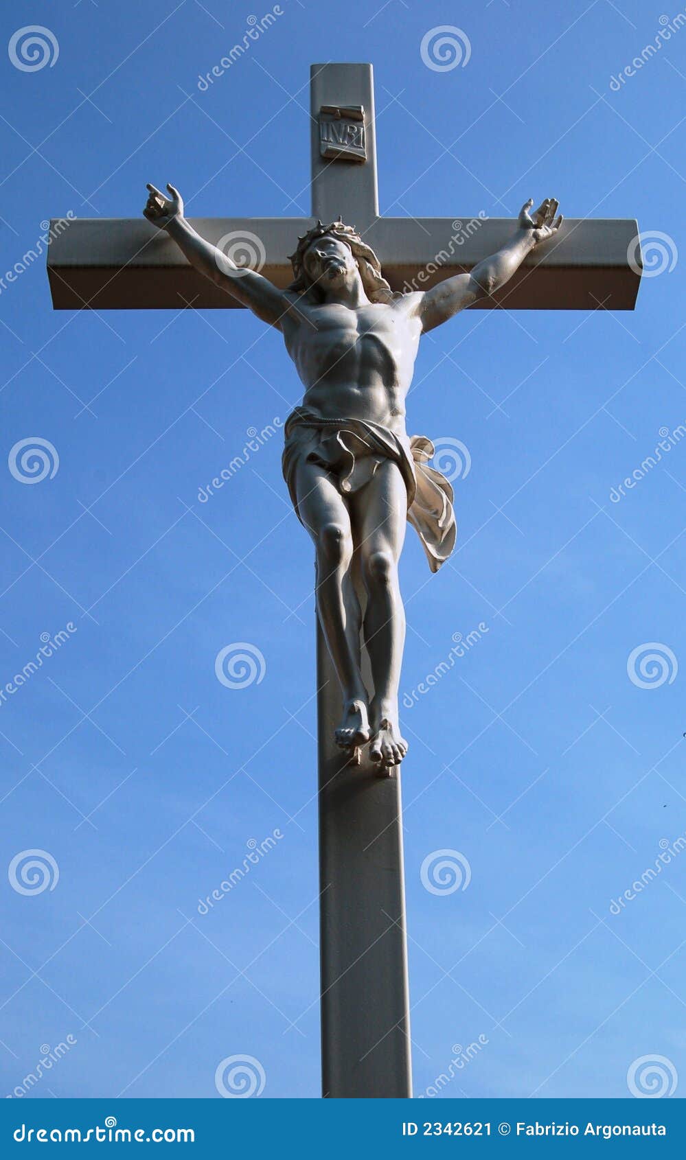 White cross stock image. Image of faith, sculpture, cross - 2342621
