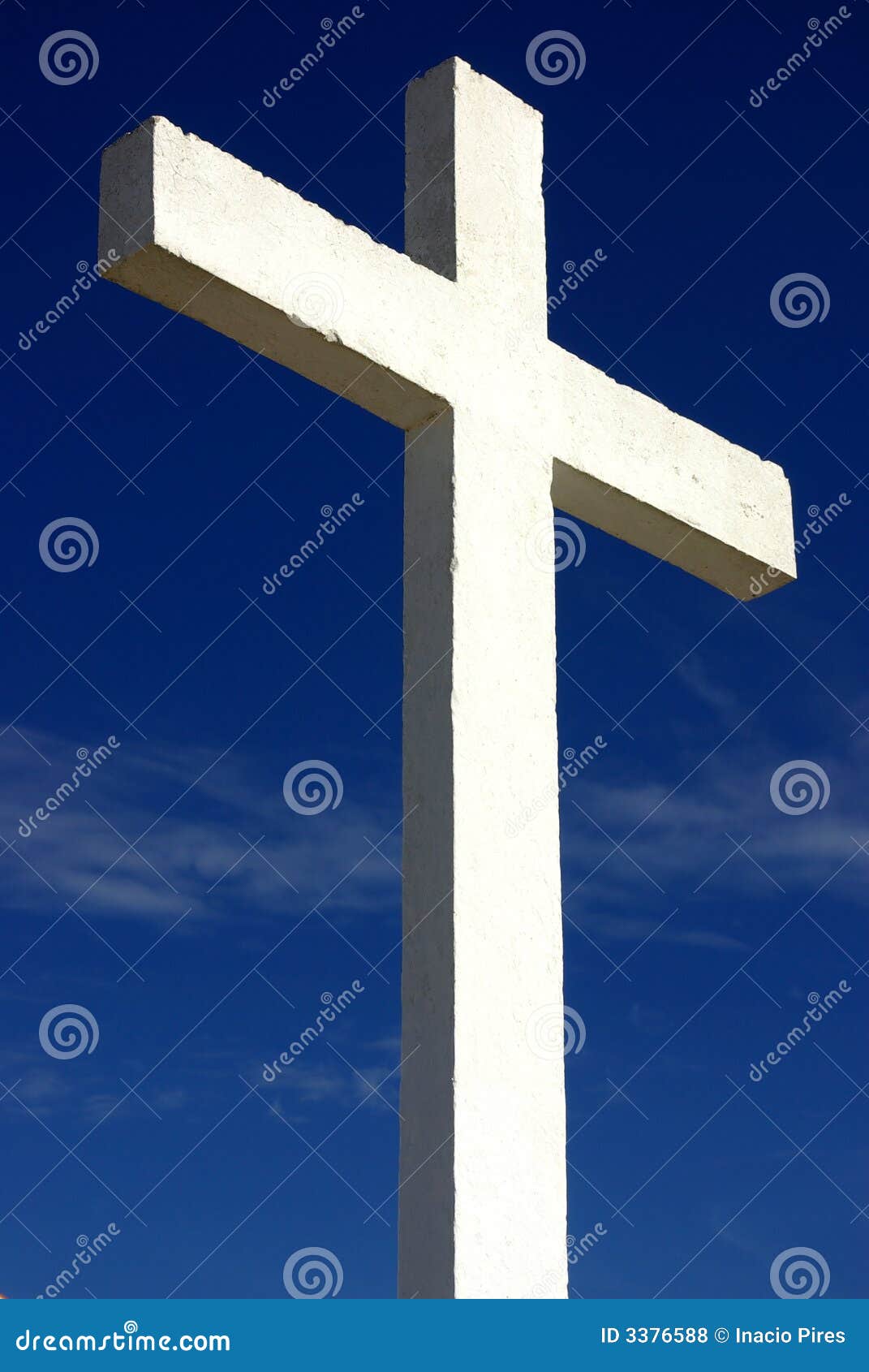 White cross stock photo. Image of dead, blue, faith, church - 3376588