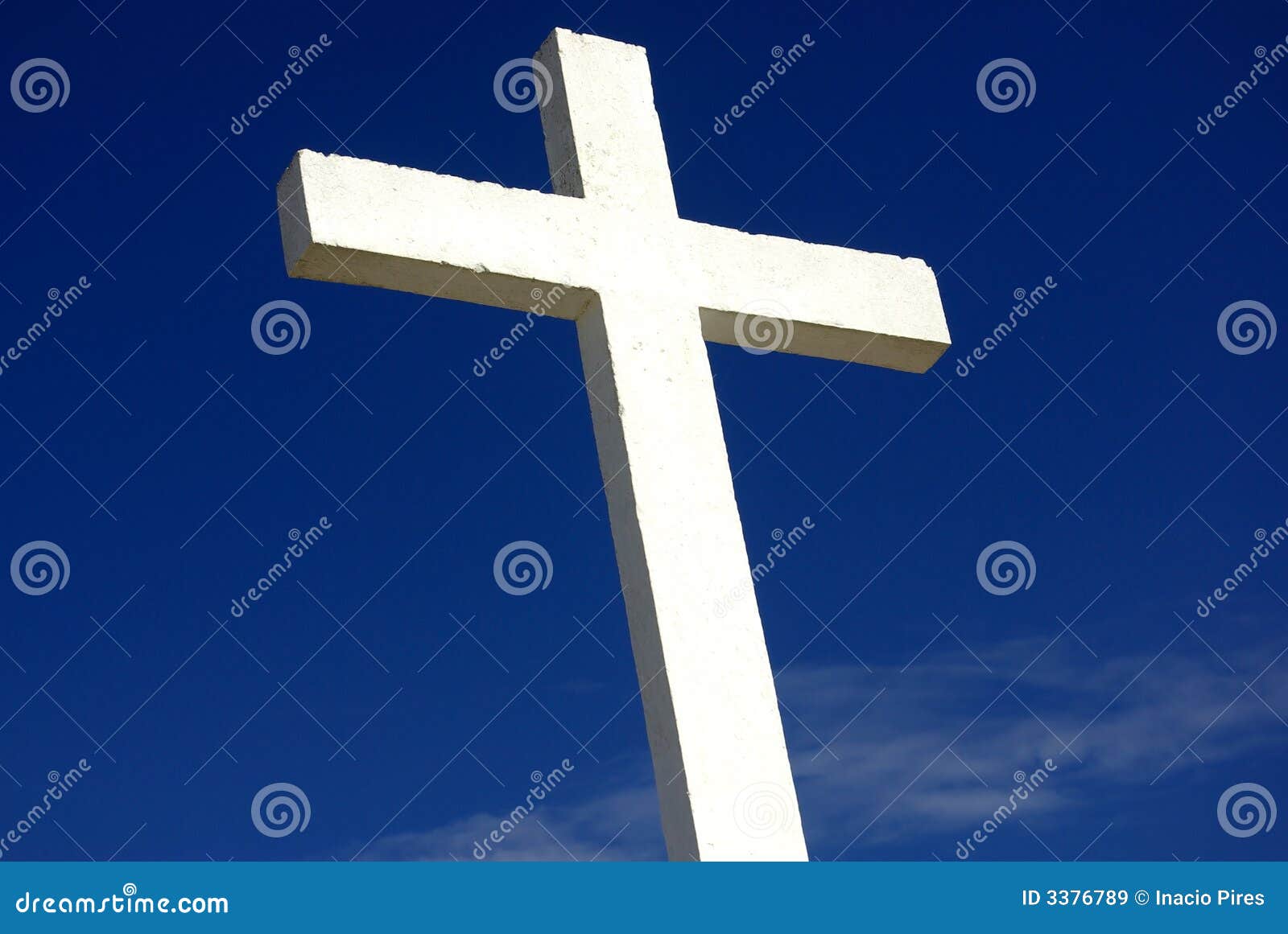 White cross stock image. Image of mission, religion, concept - 3376789