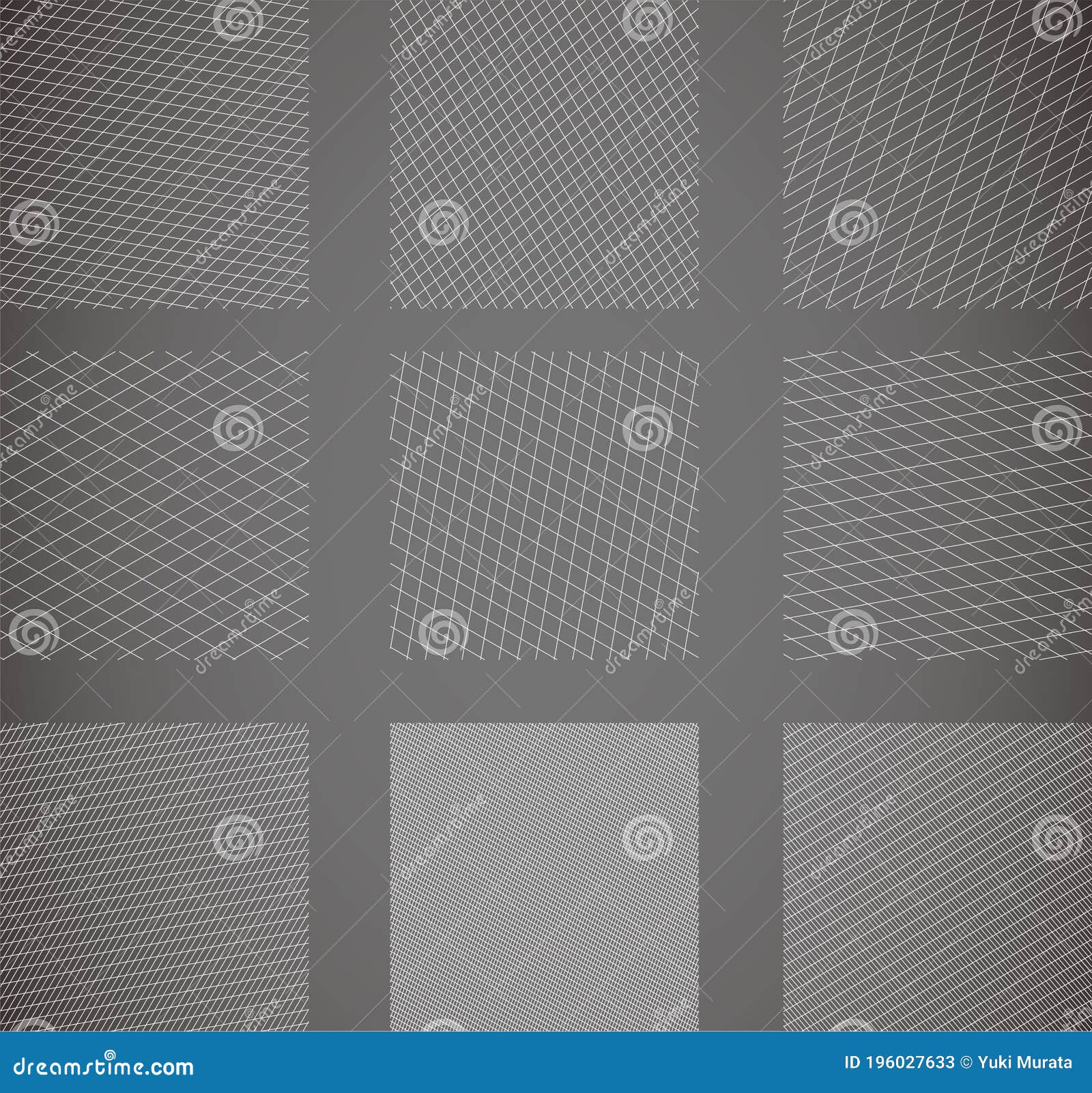 White Cross-hatching Background Illustration Set Stock Vector ...