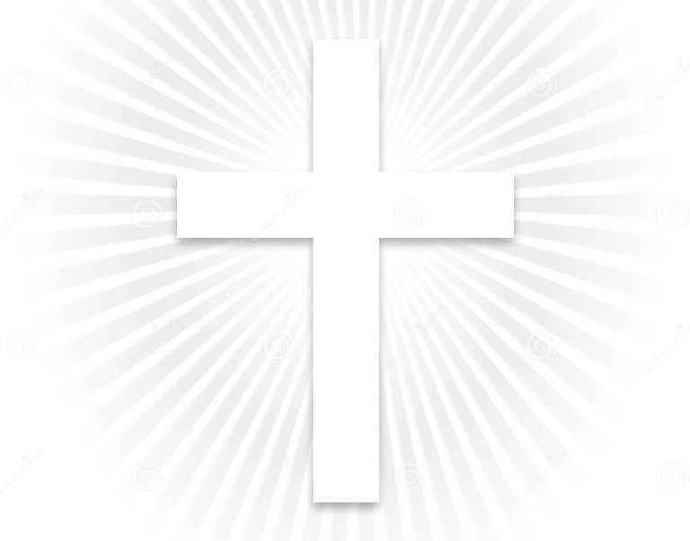 White Cross - Larger stock illustration. Illustration of roman - 2559950