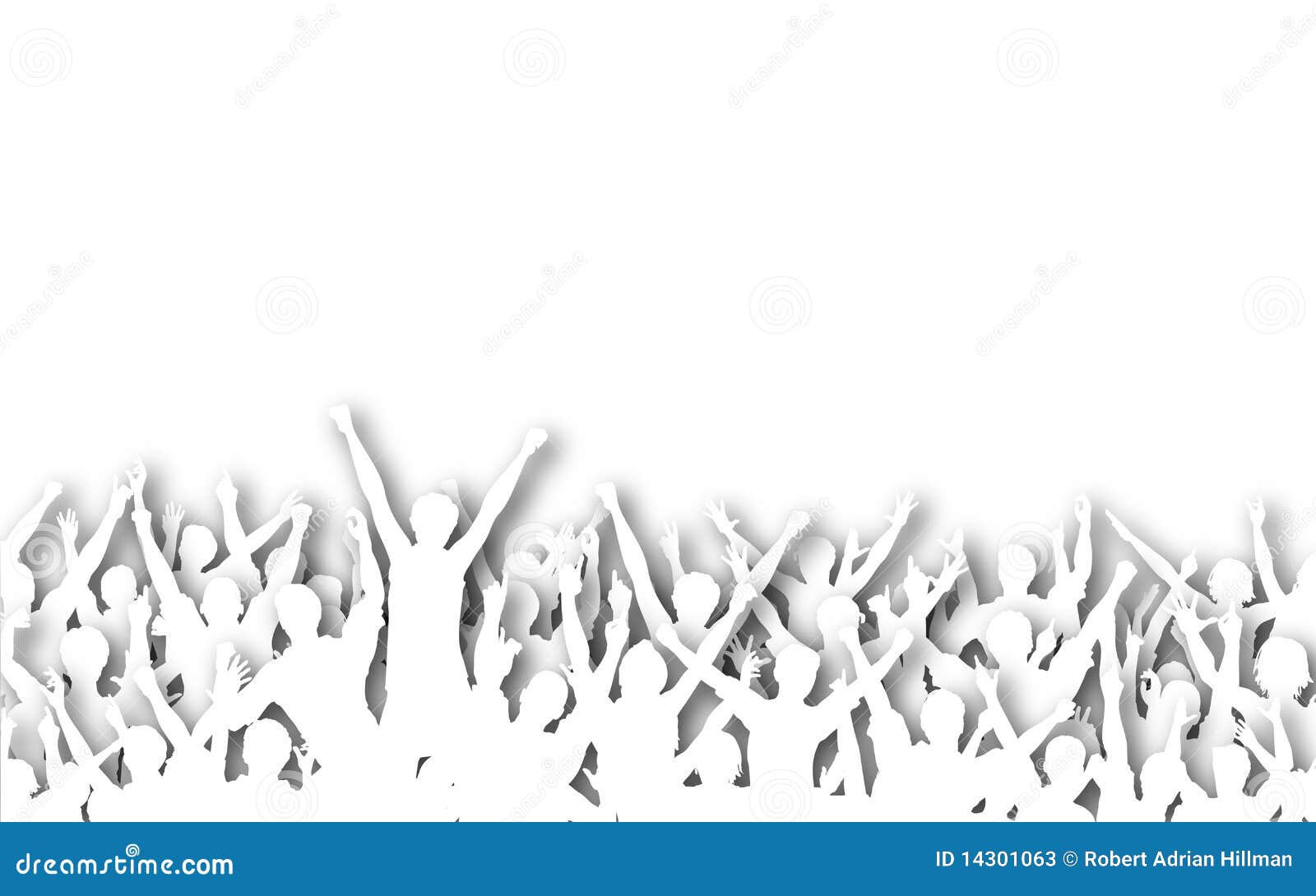 White crowd stock illustration. Illustration of text - 14301063